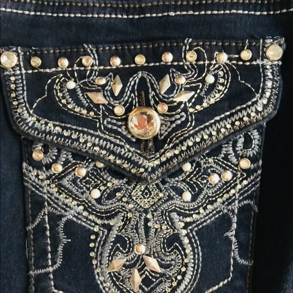 Diamond & Threads | Jeans | Plus Bling Rhinestone Stretch Slim Boot ...